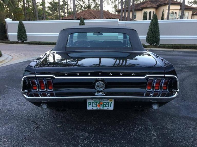 1968 Ford Mustang Convertible Black 07 Nr Classic Car Collection